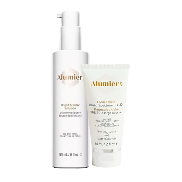 Alumier MD Bright and Clear & Clear Shield SPF 30 Duo