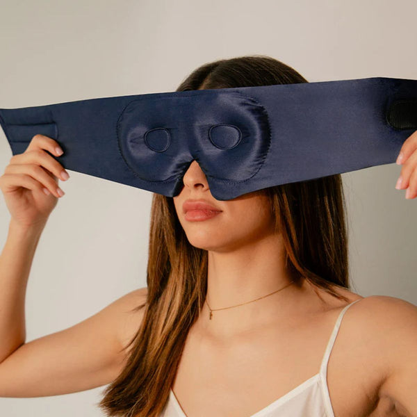 Drowsy Midnight Blue Eyelash Protecting Sleep Mask
