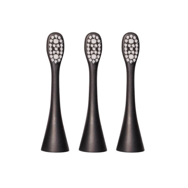 Spotlight Sonic Pro Toothbrush Replacement Heads - Jet Black